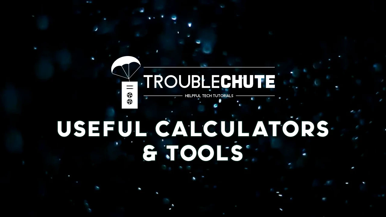 TroubleChute Tools